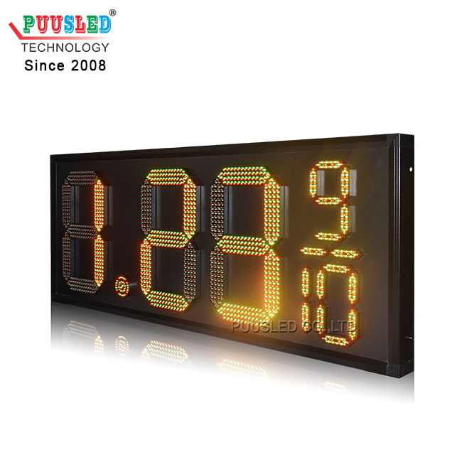 Gas Station Outdoor Waterproof LED Gas Price Sign LED Display Screen ...