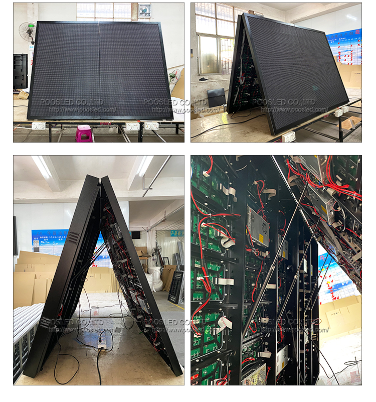 P10 Outdoor Moving Display Double Sided Led Railway Station Scrolling ...