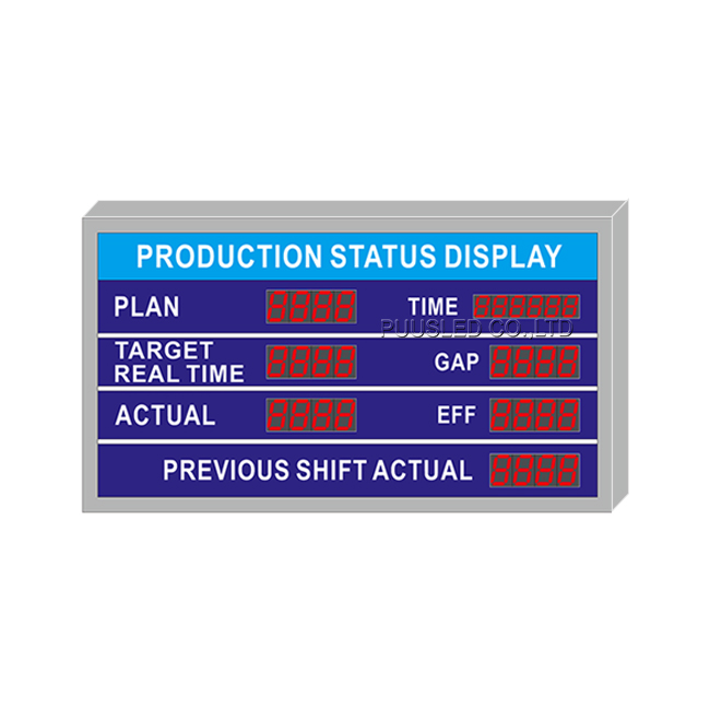 Factory Led Production Management Board Electronic Led Scoreboard - Buy ...